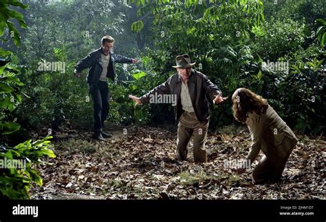 Shia Labeouf Harrison Ford Karen Allen Indiana Jones And The Kingdom
