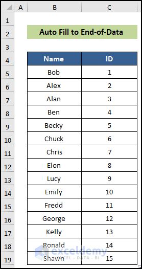 Autofill Cell Based On Another Cell In Excel 5 Easy Methods