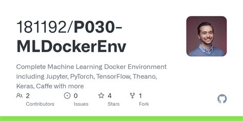 Github 181192p030 Mldockerenv Complete Machine Learning Docker