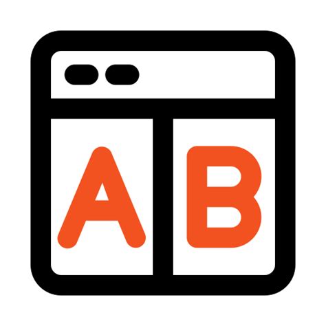 Ab Testing Generic Color Outline Icon