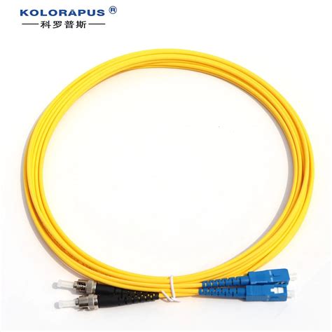 St Sc Single Mode Duplex Fiber Optic Patch Cable 3m Fiber Optic Patch Cable And Fiber Optic
