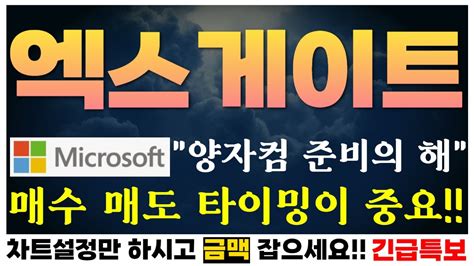 엑스게이트전망 엑스게이트목표가는 물론 차트설정만으로 대시세 잡아낼수 있는 금맥 차트설정 공개하겠습니다 엑스게이트차트분석 엑스게이트전략 윌로우관련주 Youtube