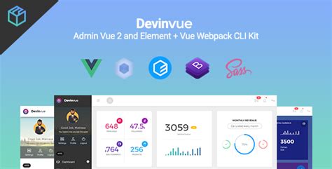 Devinvue Admin Vue And Element Vue Webpack Cli Kit By Matirasa