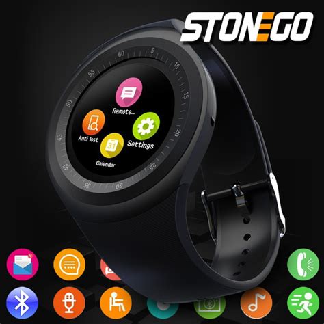 smart watch bluetooth smartwatch round shape touch screen wrist watch