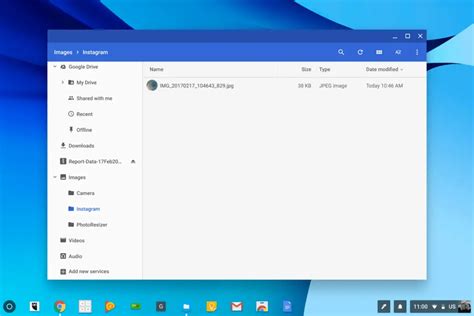 chrome os dev update brings access to android files