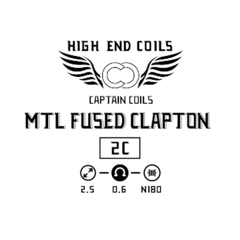 MTL Fused Clapton 0.6ohm Handcrafted By Captain Coils - Vape Store Egypt