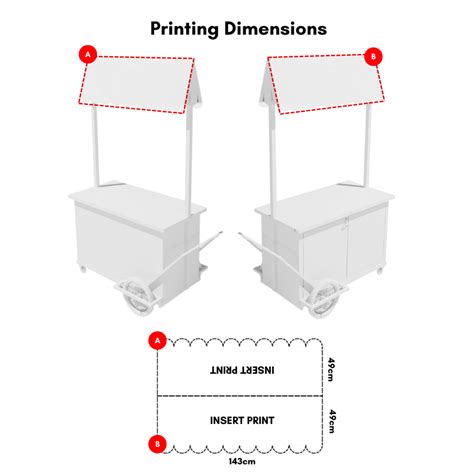 Customizable Print Push Cart SG S Largest Push Cart Rental Platform