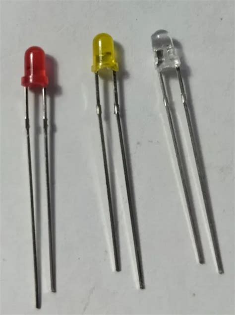 Arduino Access Led 3mm Redyellowblue Self Flashing Leds New 250