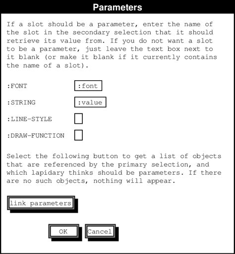 Attribute Parameters Dialog Box Download Scientific Diagram
