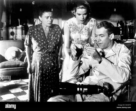 Rear Window Thelma Ritter Grace Kelly James Stewart 1954 Stock