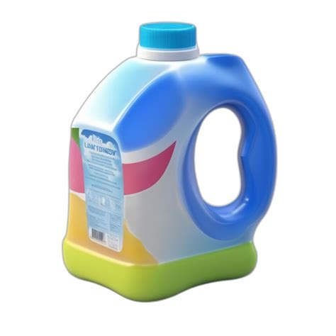 Detergente Líquido Psd Sobre Un Fondo Blanco Archivo Psd Premium
