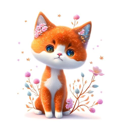 Premium Ai Image Kitty Cat