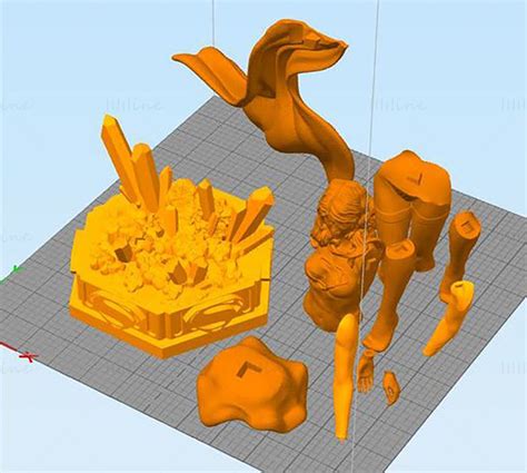 Supergirl Figure 3d Print Model Stl