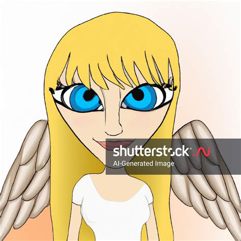 Cartoon Artistic Image Long Blonde Hair Ai Generated Image 2305690089