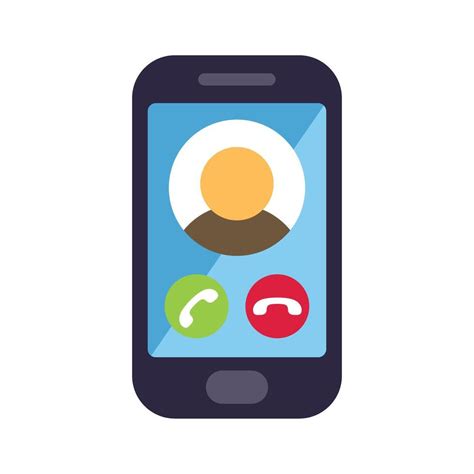 Modern Smartphone Showing Incoming Call Screen Interface 52628409