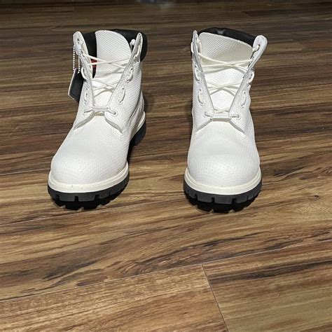 Special Edition Timberland Helcor White Boots Depop