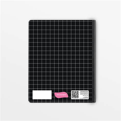Black Graph Ruled Composition Notebook In Bulk E Clips Usa