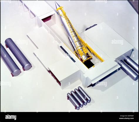 This Photograph Depicts A Mock Up Of An Atlas Missile In Its Coffin