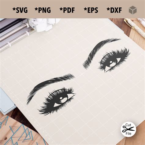 Sexy Eyes Stencil