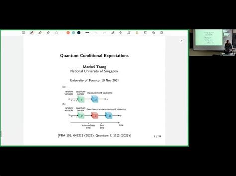 free video quantum conditional expectations from fields institute