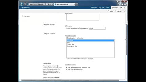 how to create a team site in sharepoint 2013 sharepoint 2013