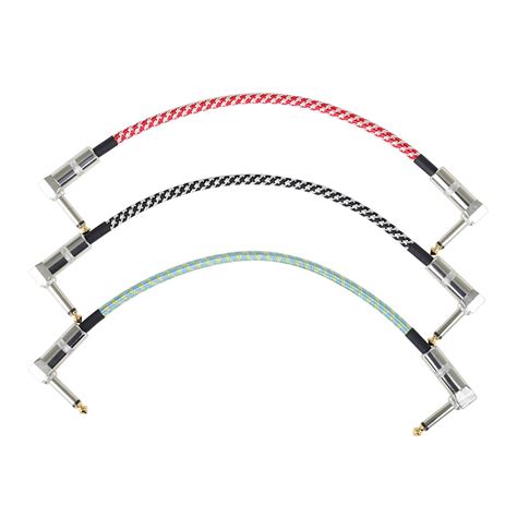 Guitar Patch Cable Right Angle For Electric Guitar Amplifier Acoustic
