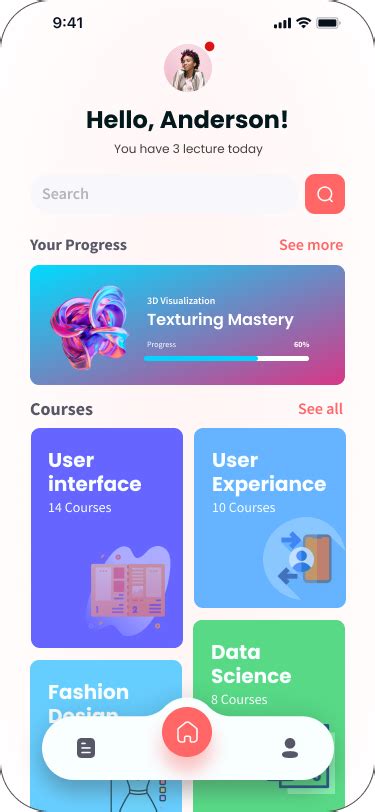E Learning Mobile App On Behance
