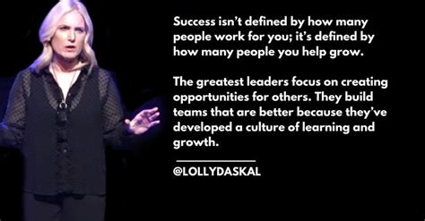 lolly daskal on linkedin success isn t defined by how many people work