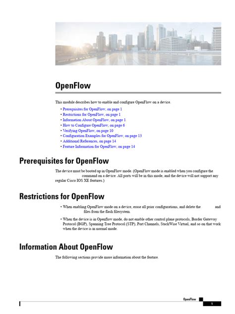 Open Flow Pdf I Pv6 Internet Protocol Suite
