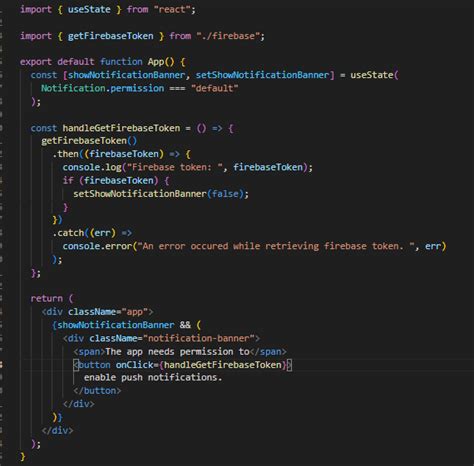 Firebase Push Notification In Javascript Apps