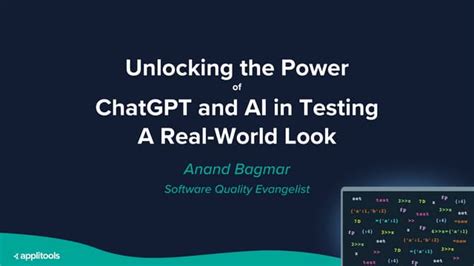 Unlocking The Power Of Chatgpt And Ai In Testing A Real World Look