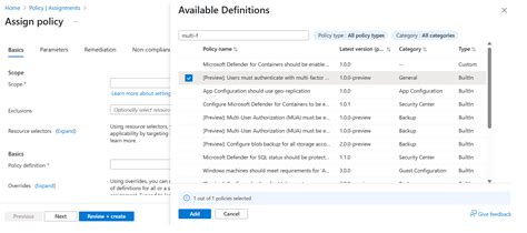 Tutorial Self Enforce Mfa Through Azure Policy Azure Policy