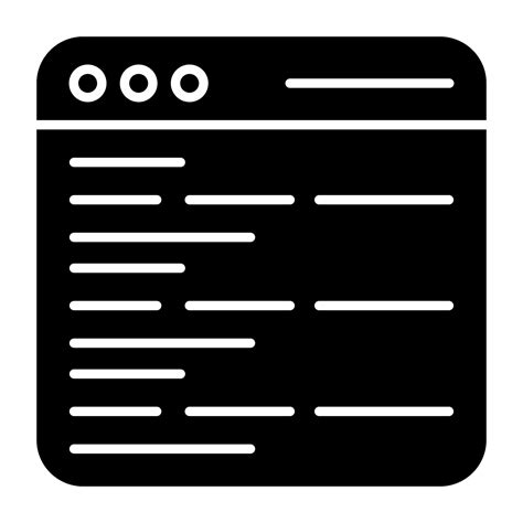 Premium Design Icon Of Web Coding Vector Art At Vecteezy