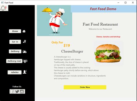 Github Finalprojectjavafxfast Food Ordering Final Gui Fast Food