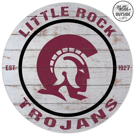 Jardine Arkansas Little Rock Trojans 20 Indooroutdoor Weathered