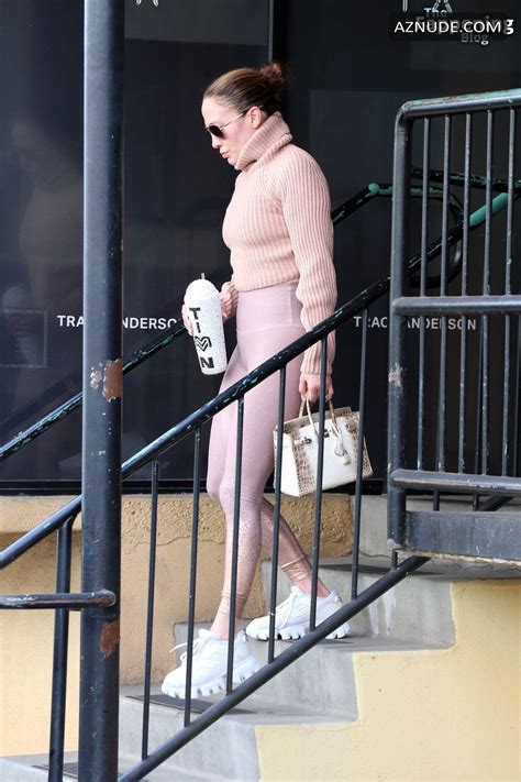 Jennifer Lopez Flaunts Her Fit Figure After A Sexy Workout In Studio City AZNude