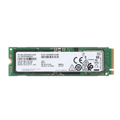 Samsung PM981 Datasheet - Specifications and Features