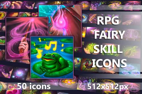 RPG Fairy Skill Icons On Behance