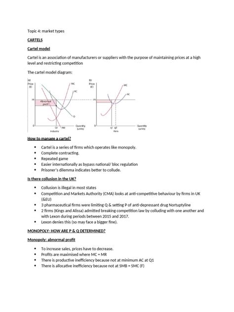 Lecture 2 Notes Pdf Monopoly Profit Economics