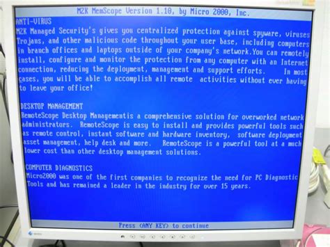 memscope free software that performs memory test whether the memory