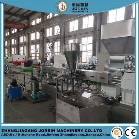 Pp Pe Compounding Machine With Twin Screw Extruder China Masterbatch