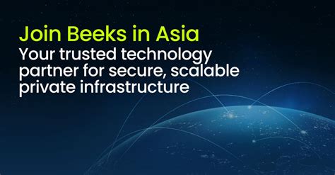 Join Beeks In Asia Beeks Group