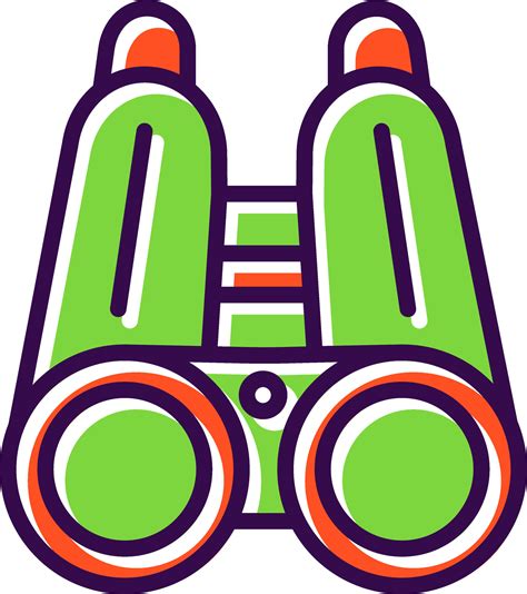 Binoculars Vector Icon Design 24934840 Vector Art At Vecteezy