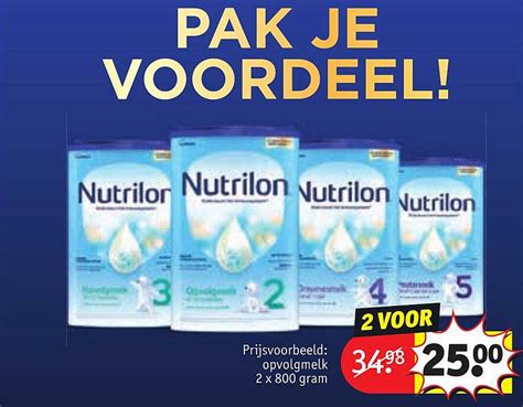 Nutrilon Aanbieding Bij Kruidvat