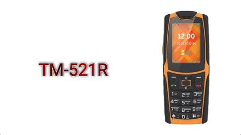 TEXET TM-521R | Первый на рынке телефон с классом защиты IP69K - YouTube