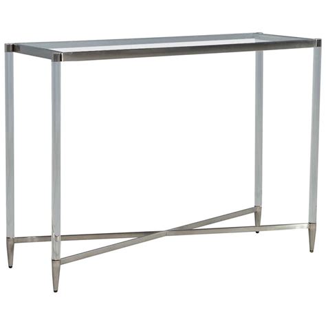 Modern Glass Top Console Table At Hazel Anderson Blog