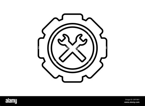 Installation Icon Icon Related To Setup And Action Line Icon Style