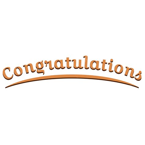 Congratulations Curve Title Design Text Vector Text Congratulations