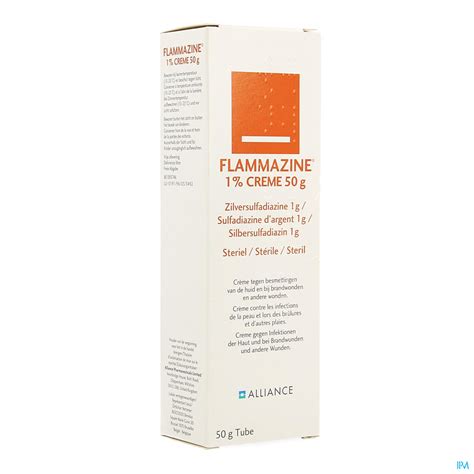 Flammazine 1% Creme 1 X 50g - Brielfarma