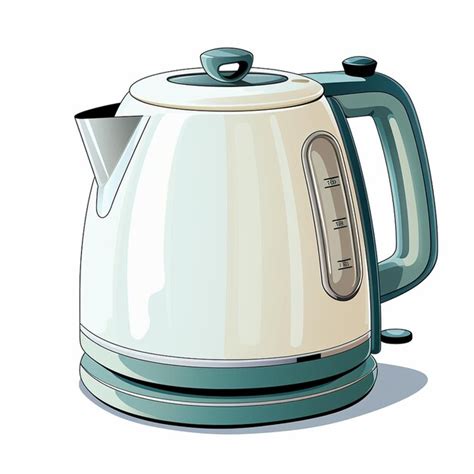 Premium Photo Kettle No Mans Shape Cartoon Flat Illustration Blank